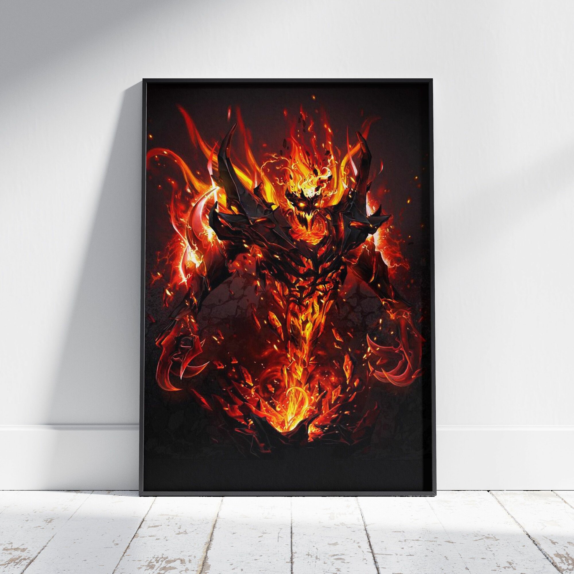Плакат на стену для интерьера Dota 2 (Shadow Fiend 1) - Постер по игре формата A3 (30х42 см)