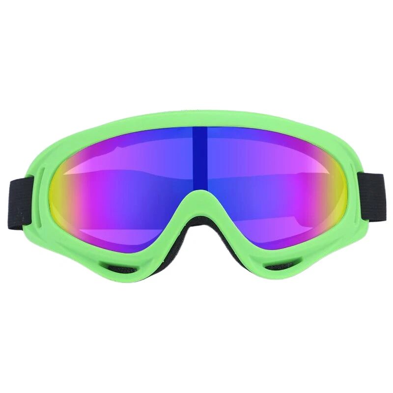 Лыжные очки Green Ski Goggle, цвет зеленый