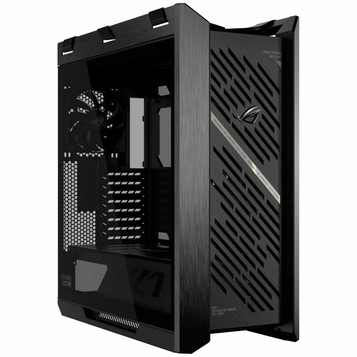 Корпус для ПК ASUS ROG Strix Helios, Middle Tower, E-ATX, Черный (90DC00W0-B39000)