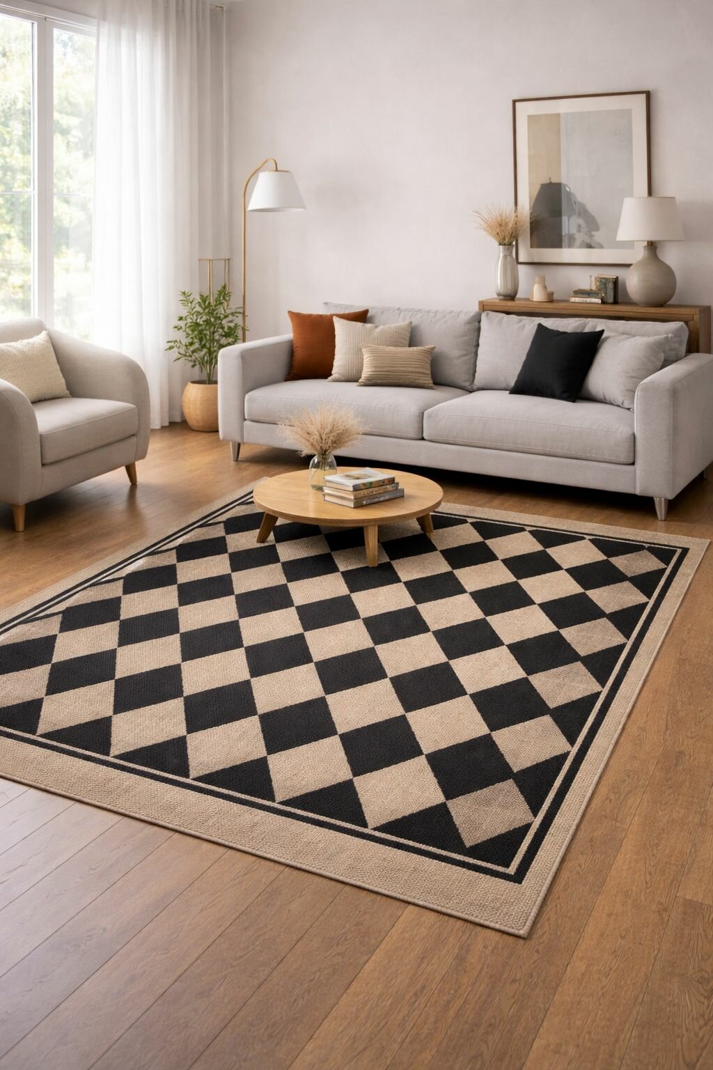 Ковер палас на пол настенный размер: 1,5х2,0 м (150 х 200 см) безворсовый в спальню гостиную на кухню на стену современный