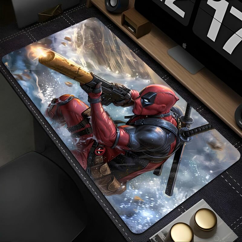 Коврик для мыши Marvel, покрывало для стола с клавиатурой игрового плеера, нескользящее и устойчивое к пятнам, 400x900