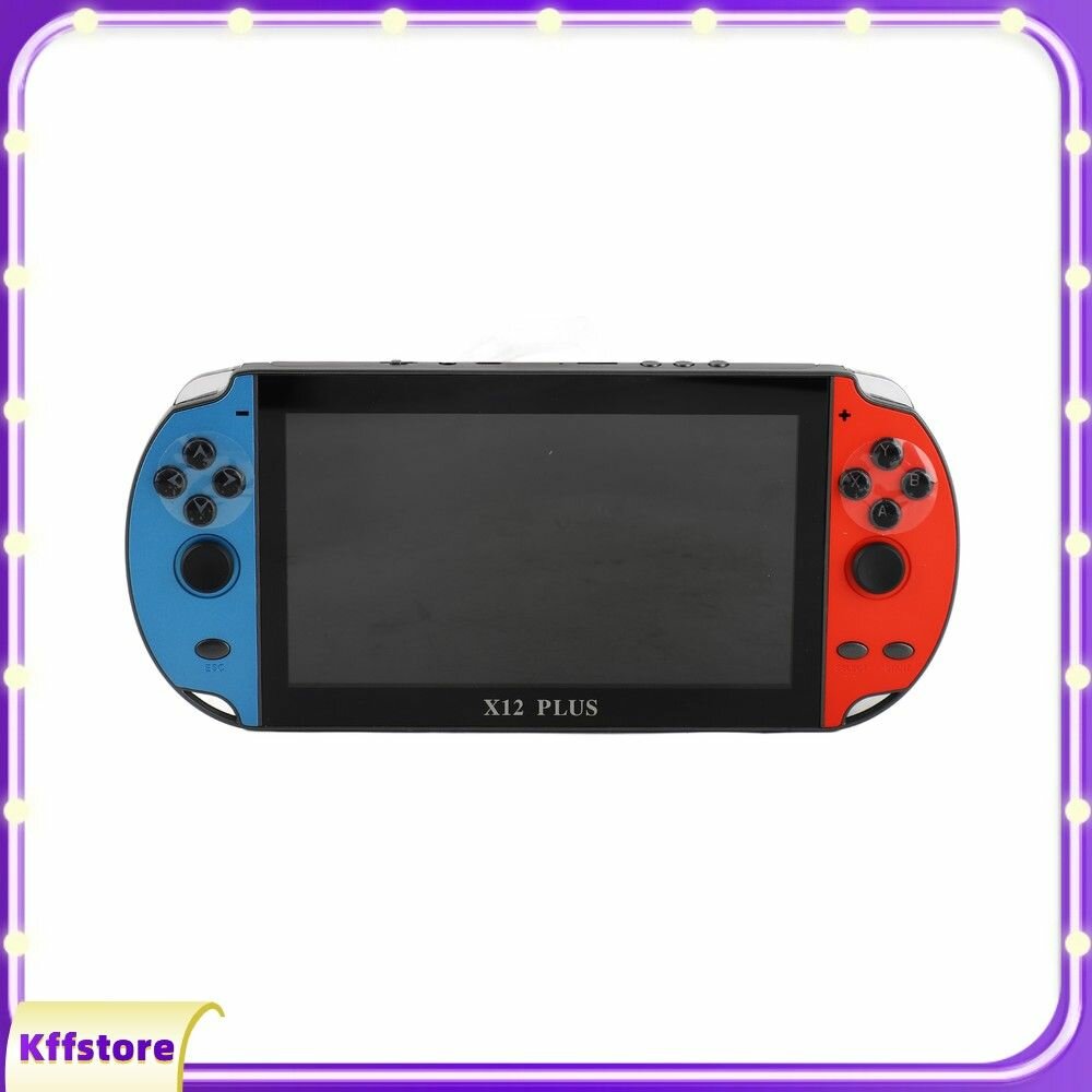 Ортативная игровая консоль X12 Plus 7" со 1000 игр, 16 ГБ, двойной джойстик