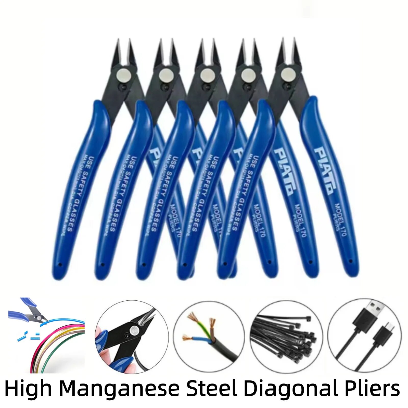 Плоскогубцы Diagonal Pliers, 5pcs, High Manganese Steel