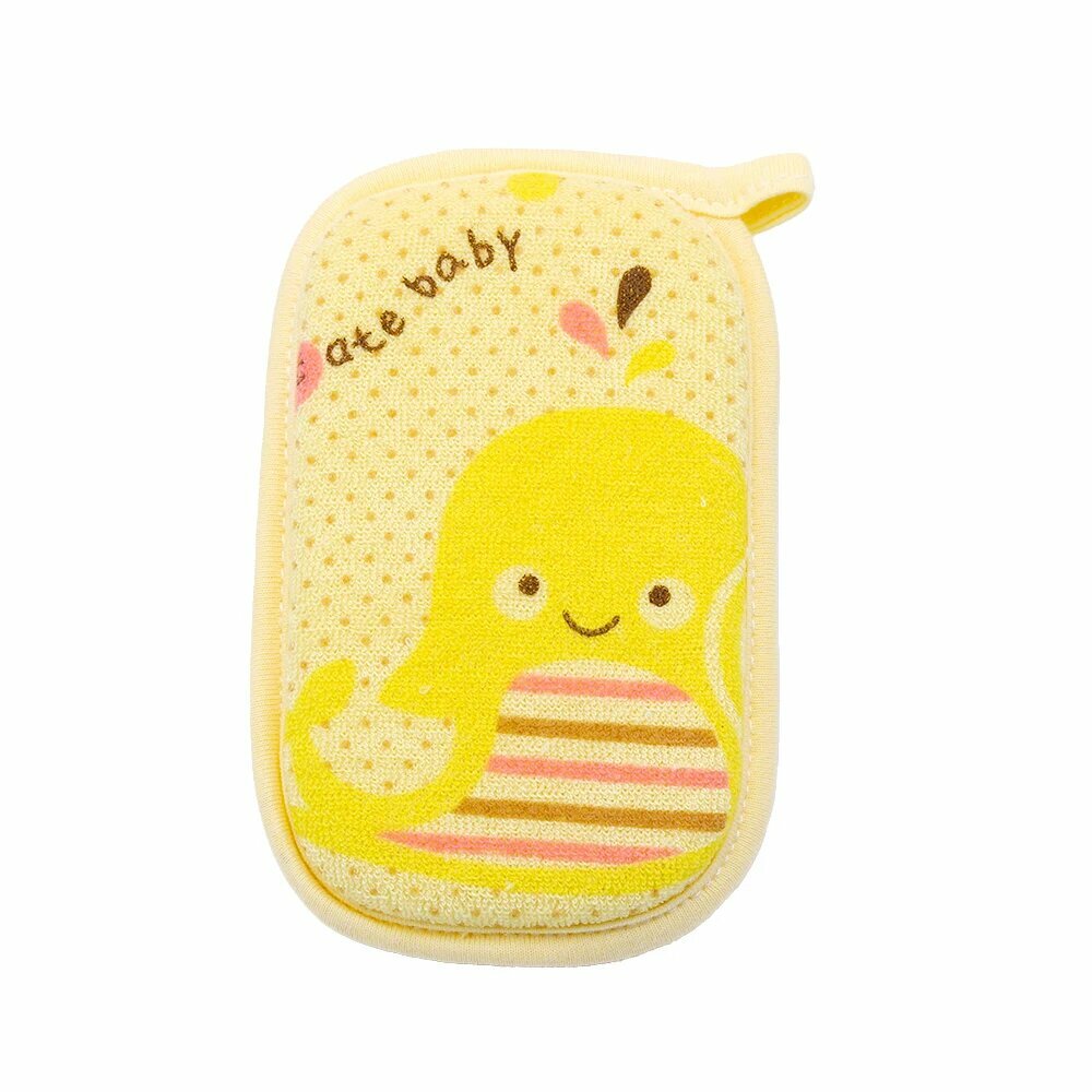 Мягкая детская губка с медведем Светло-желтый, B