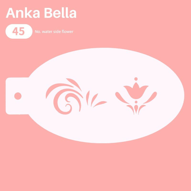 Трафарет для рисования на коже Anka Bella: татуировки, трафареты для рисования на лице, трафареты для татуировок с