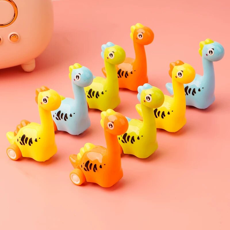 Коллекция мини-игрушек Rolly Dinosaur для детей, веселые обучающие игрушки для дошкольников, 10 шт.