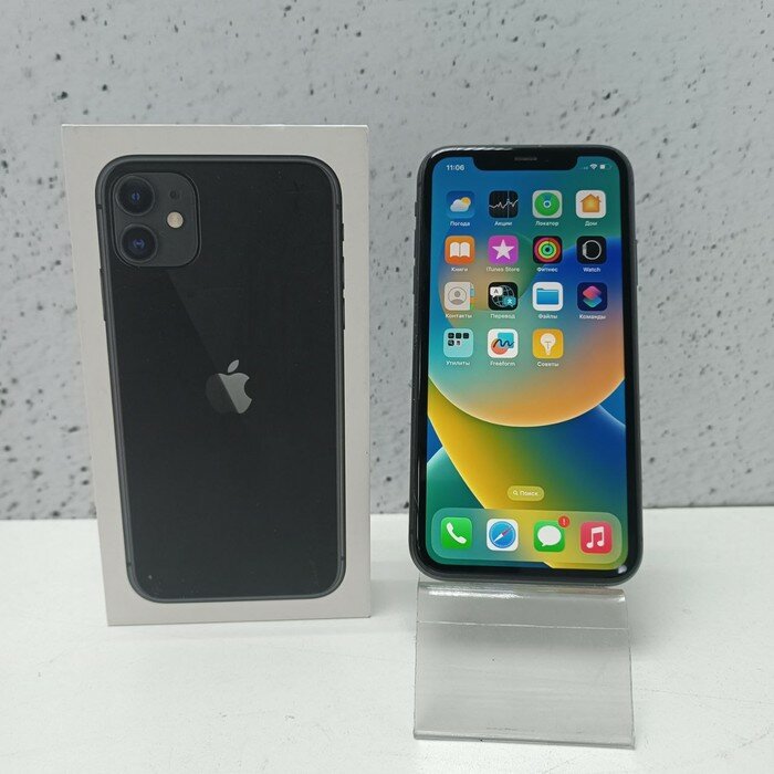 Смартфон Apple iPhone 11 4/64 Черный
