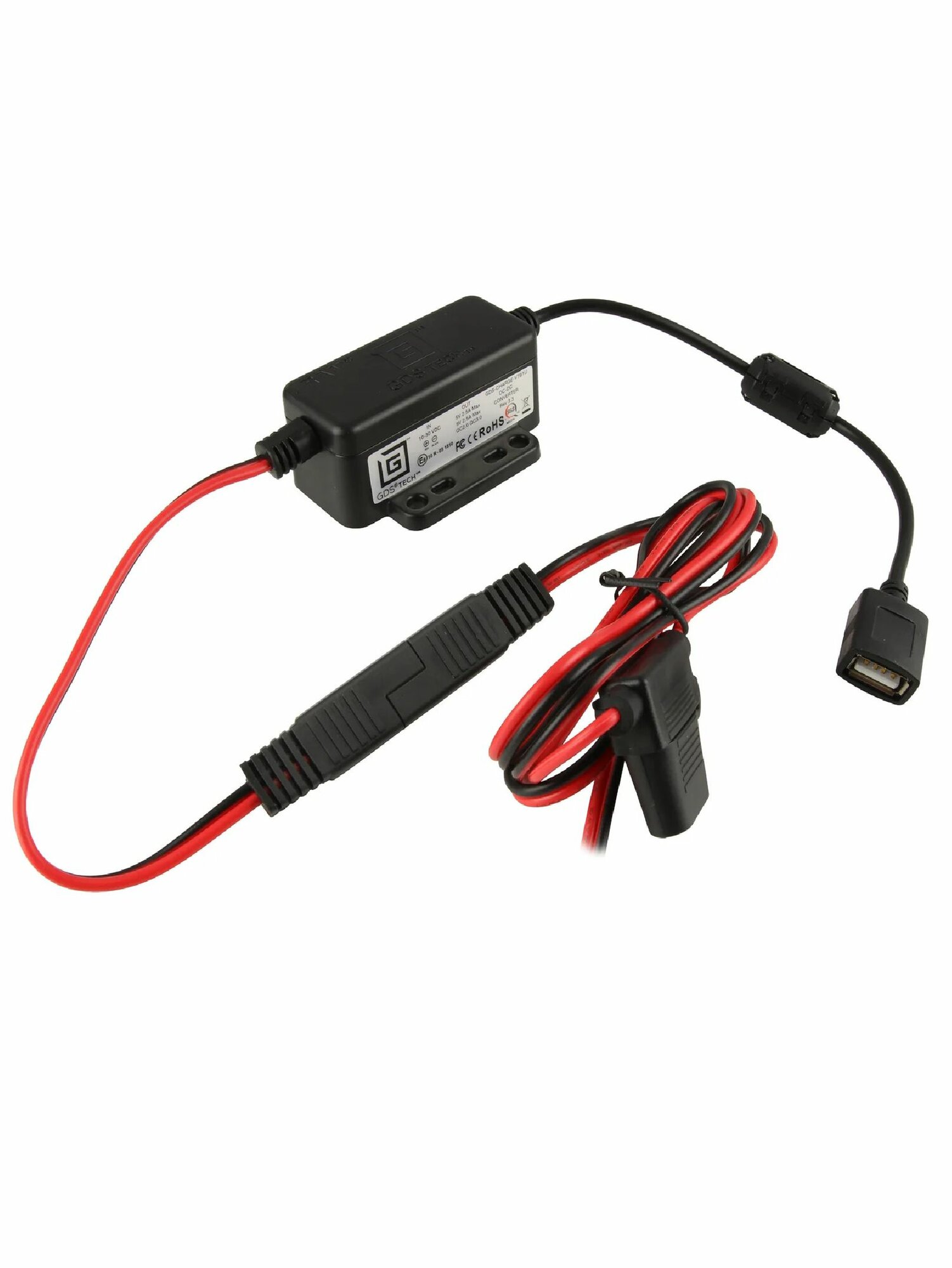 RAM-GDS-CHARGE-V7B1U Модульное проводное зарядное устройство GDS на 10-30 В с гнездовым разъемом USB типа A
