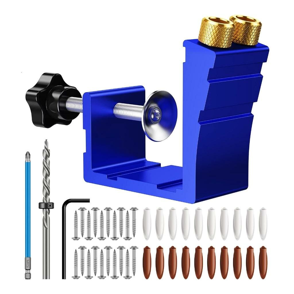 Сверлильная направляющая для деревообработки, Синий