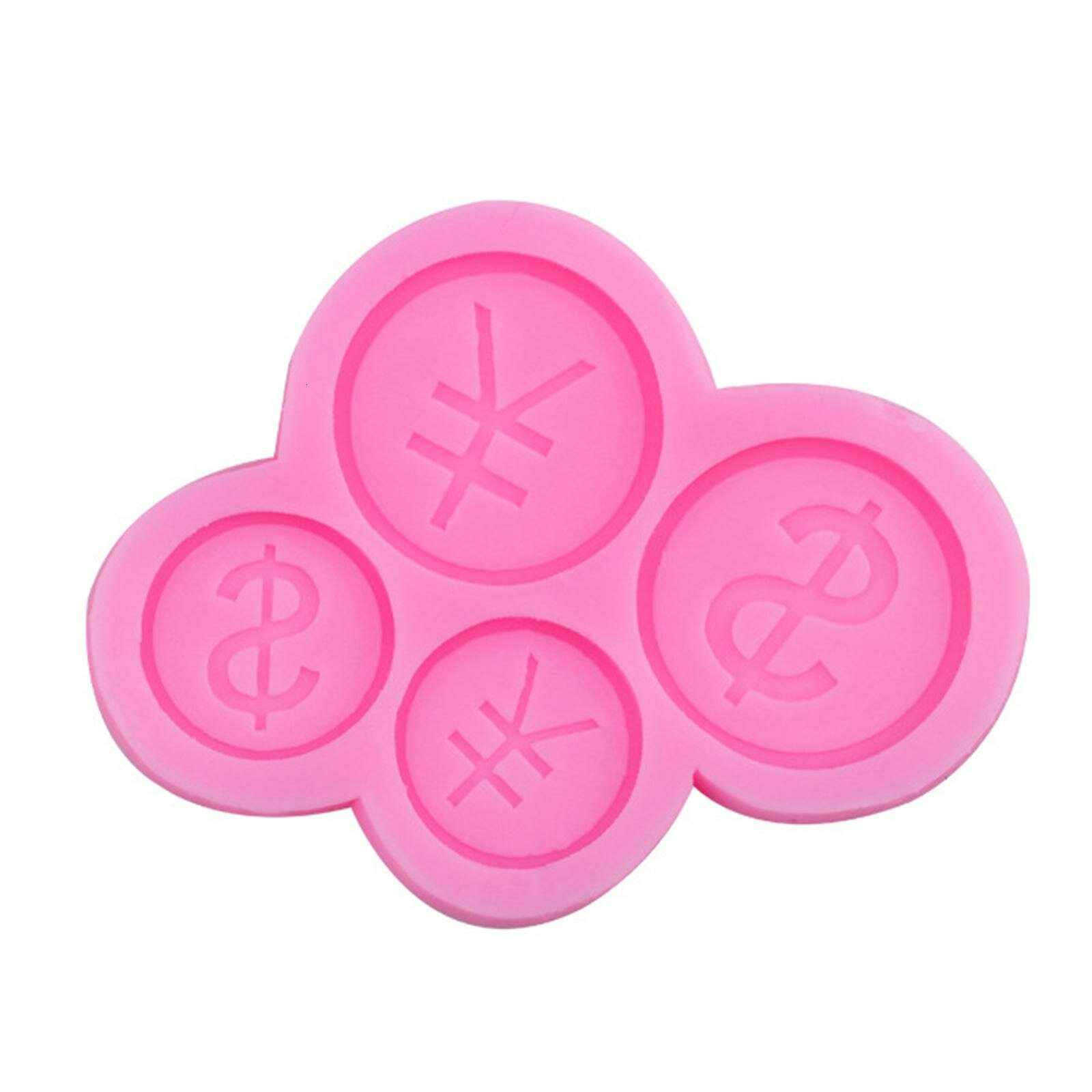 Силиконовая форма 3D для денег, валютных символов, вырезок для печенья, 1