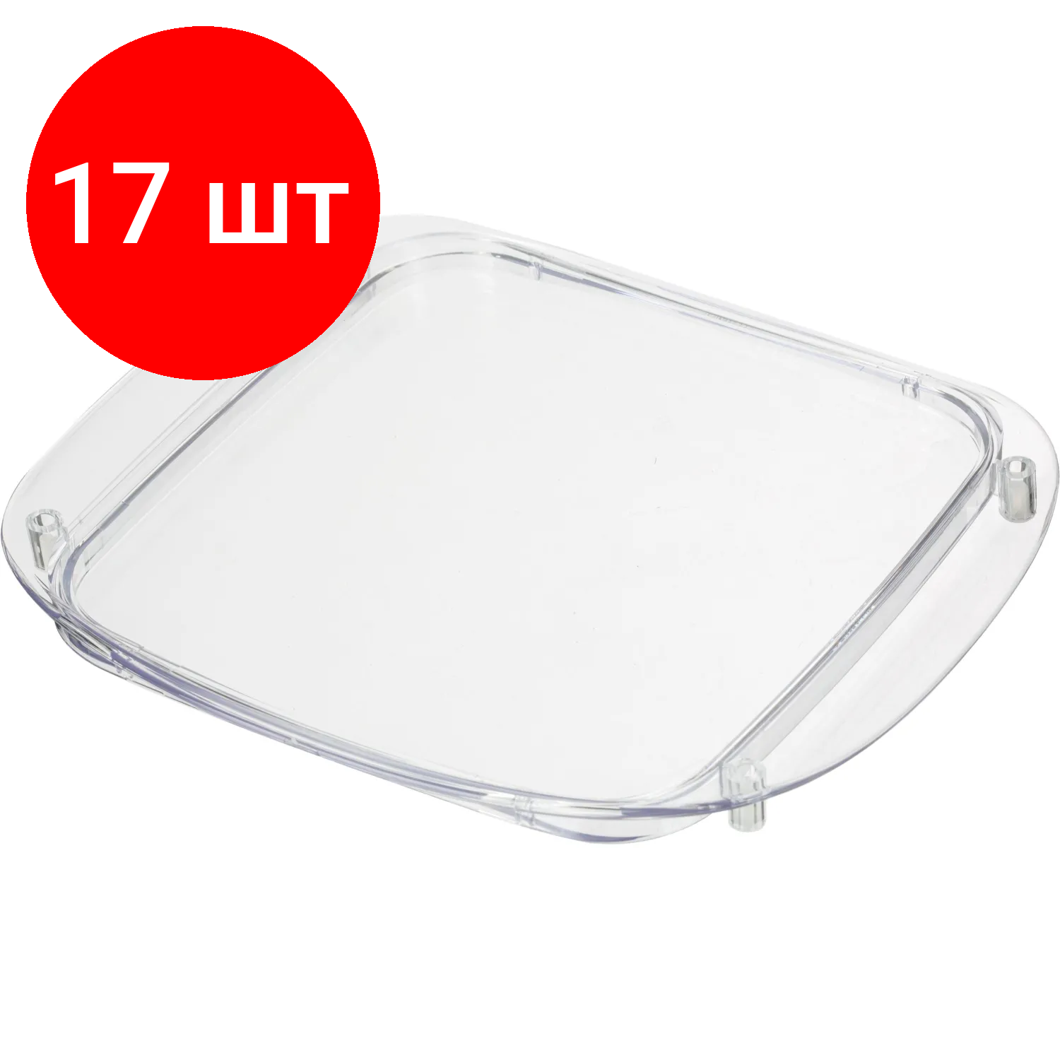 Комплект 17 штук, Монетница пластиковая прямоуг. 205x170 мм