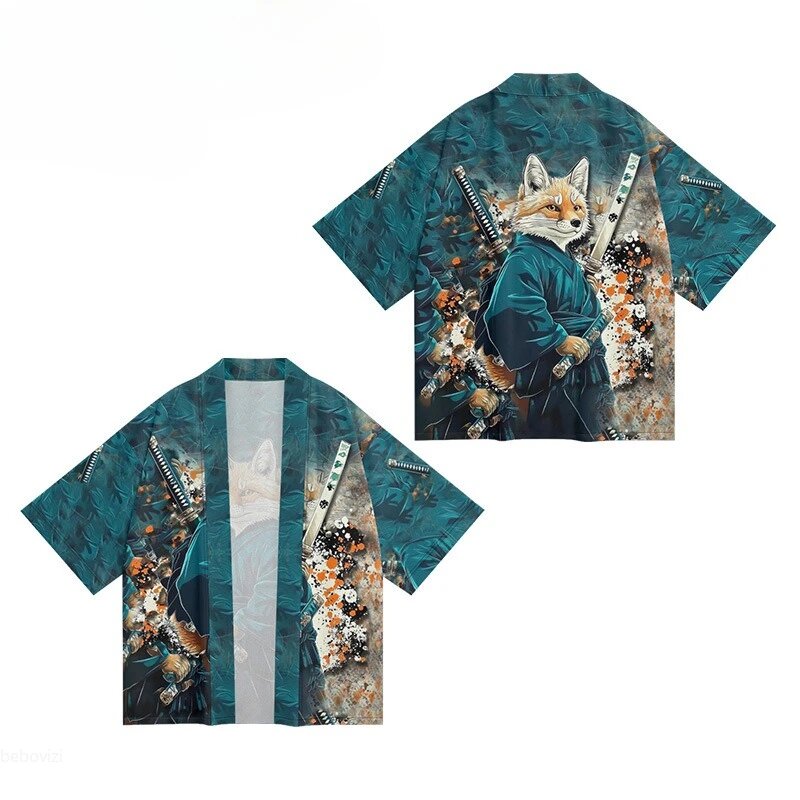 Кардиган мужской/женский лиса, CP12999A16-tops, XXXL