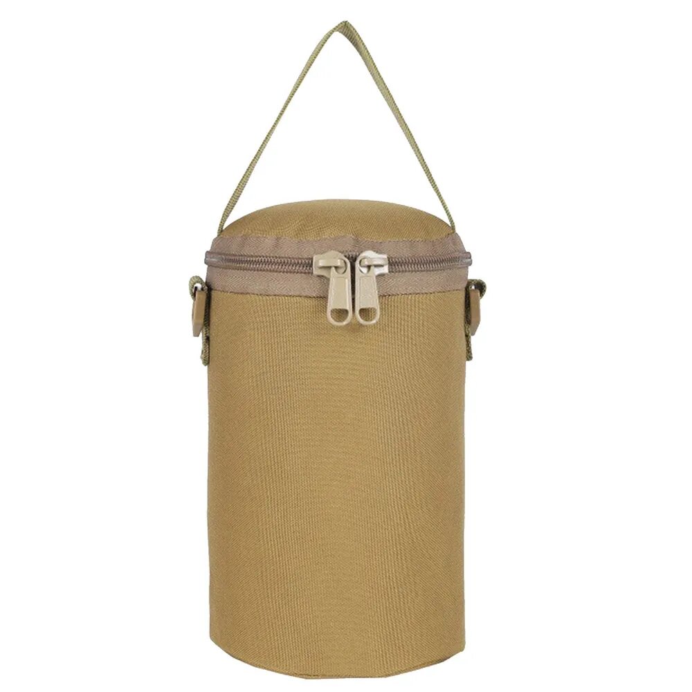 Походной посуды, Чехол для защиты газового баллона фонаря на открытом воздухе - цвет грязи, маленький