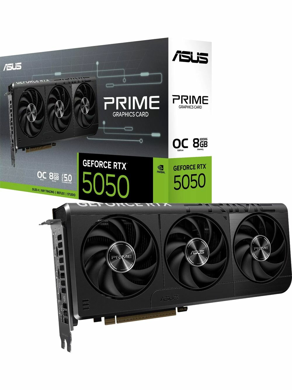 Видеокарта ASUS Prime GeForce RTX 5050 OC 8G (90YV0N70-M0NA00)