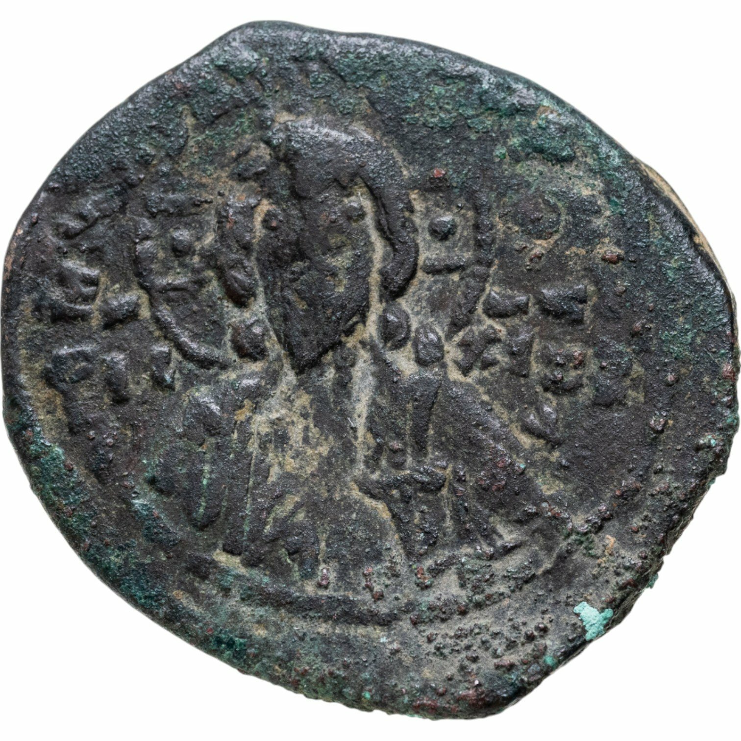 Византийская империя, Константин X Дука, 1059-1067 годы, Фоллис , Медь, в сохранности F-VF