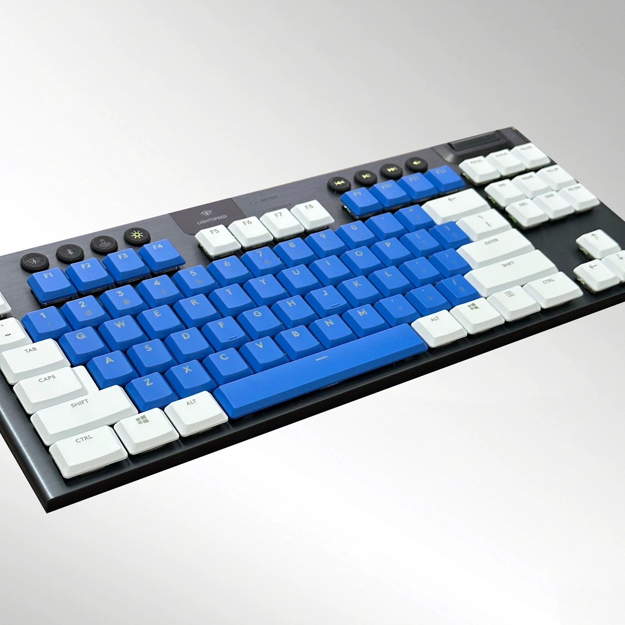 Подходит для клавишных колпачков Logitech G913/G913TKL, прозрачные противоскользящие клавишные колпачки из АБС-пластика