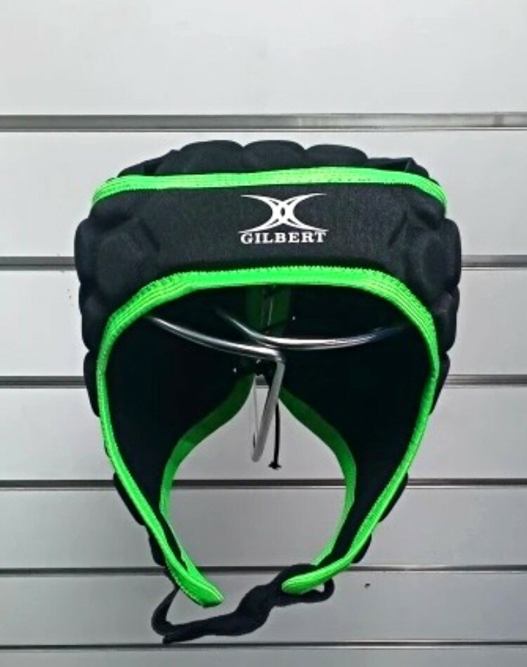Регби GILBERT размер L ( русский 58-60 ) шлем регбийный с регулировкой размера , защита головы черный