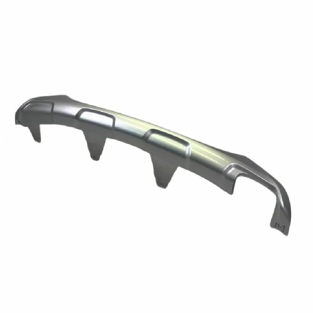 Накладка бампера для ВАЗ-2194 перед. "KALINA-CROSS" серебр.