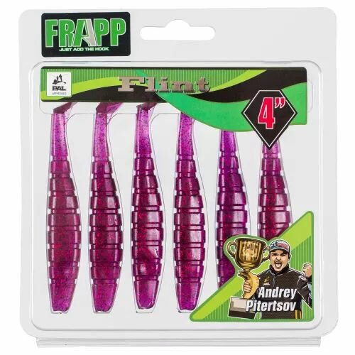 Силиконовая приманка Frapp Flint 4 10см. 6шт. вес: 7гр. #22