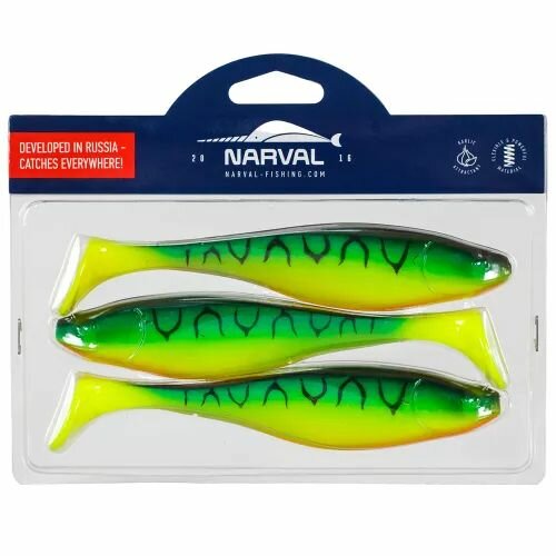 Силиконовая приманка Narval Commander Shad 16cm #006 3шт.