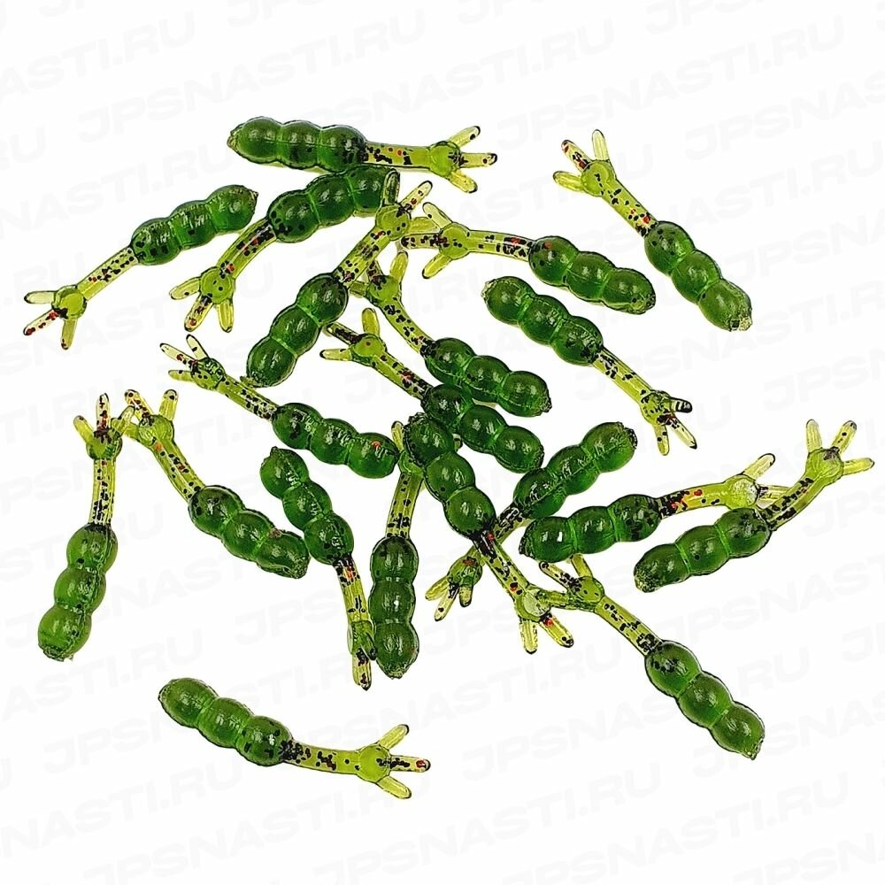 Силиконовые приманки Eleven Lures Chikki 1.5, 20 шт, #Watermelon Seed