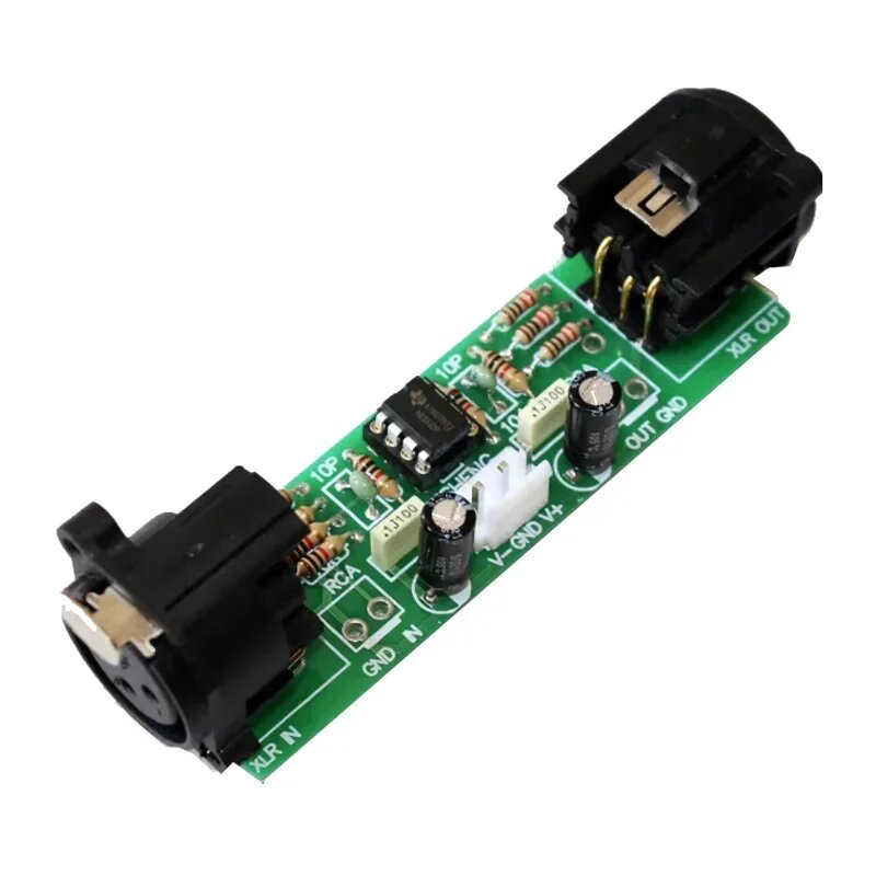 LUSYA DLHiFi NE5532P DIY Kit, плата RCA to XLR