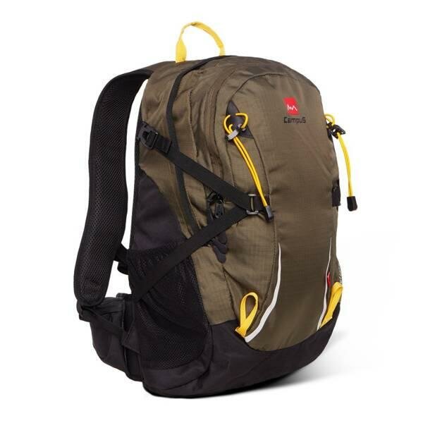 Decathlon Походный рюкзак Campus Mullaco 30 л, цвет Оливково-зеленый / Черный