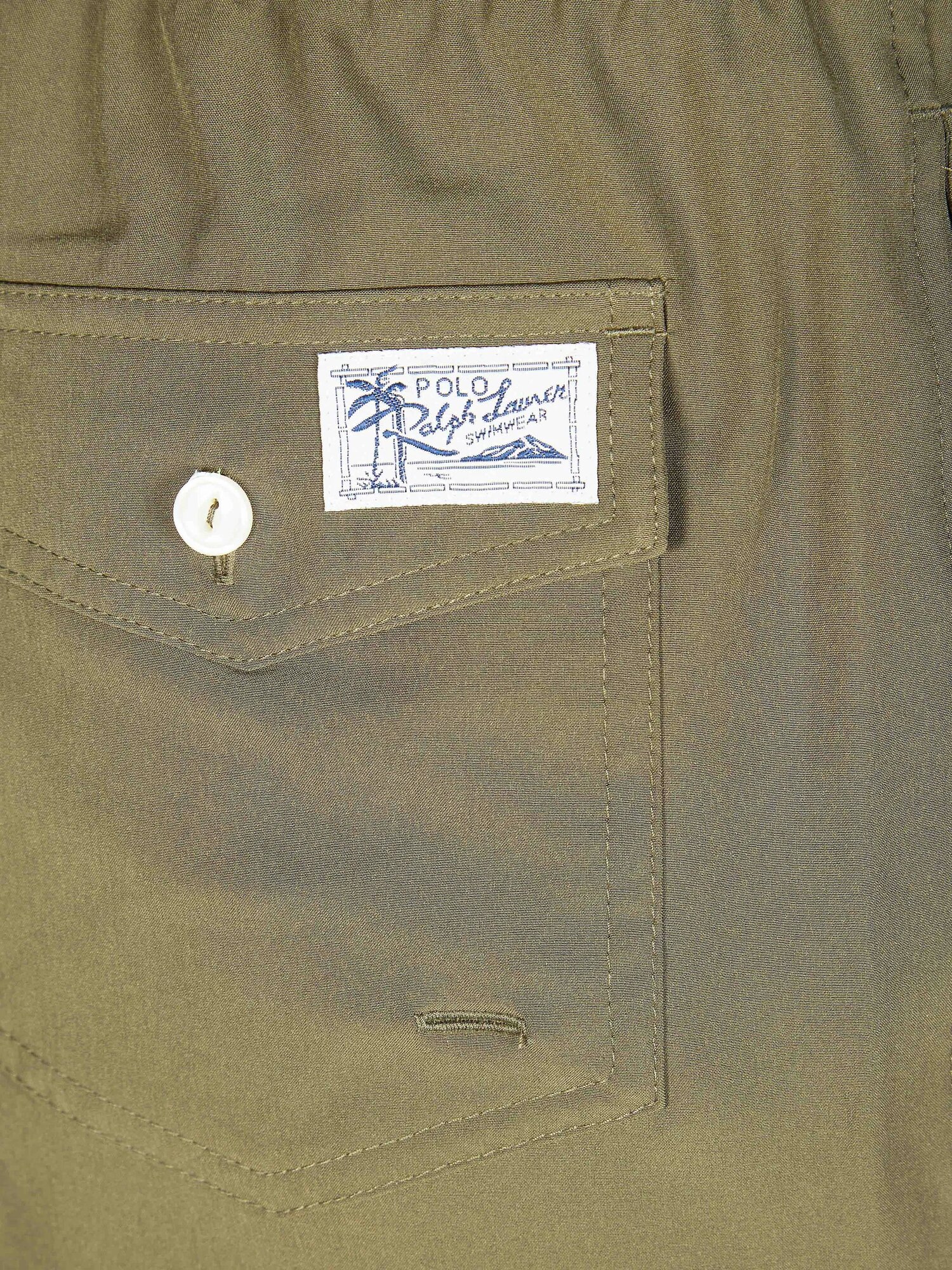 Шорты для плавания Polo Ralph Lauren Drawstring pocket swim shorts, размер L, зеленый, — фото 1