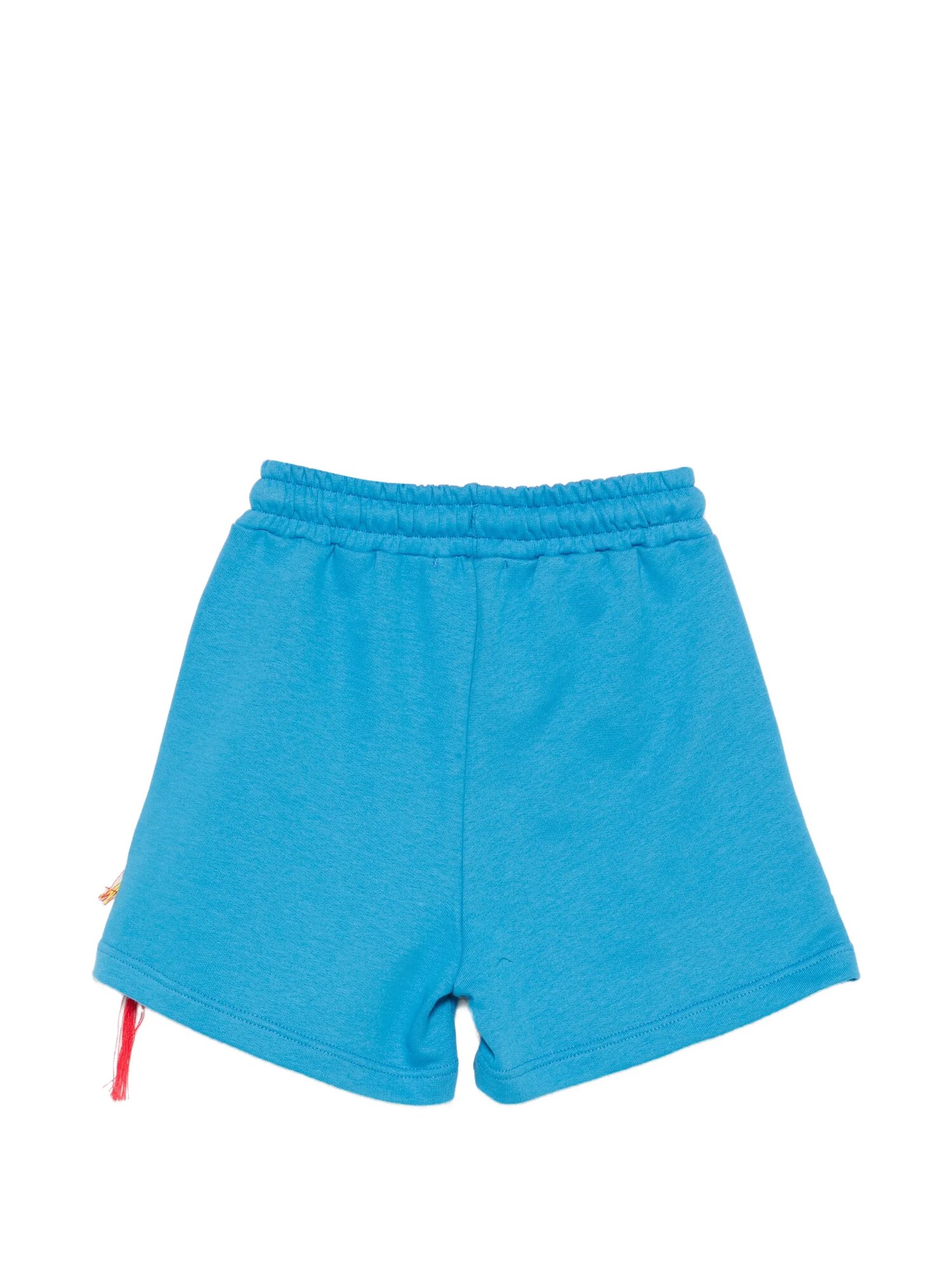 Шорты MSGM Logo-embroidered drawstring shorts, размер 14 лет, синий — фото 1