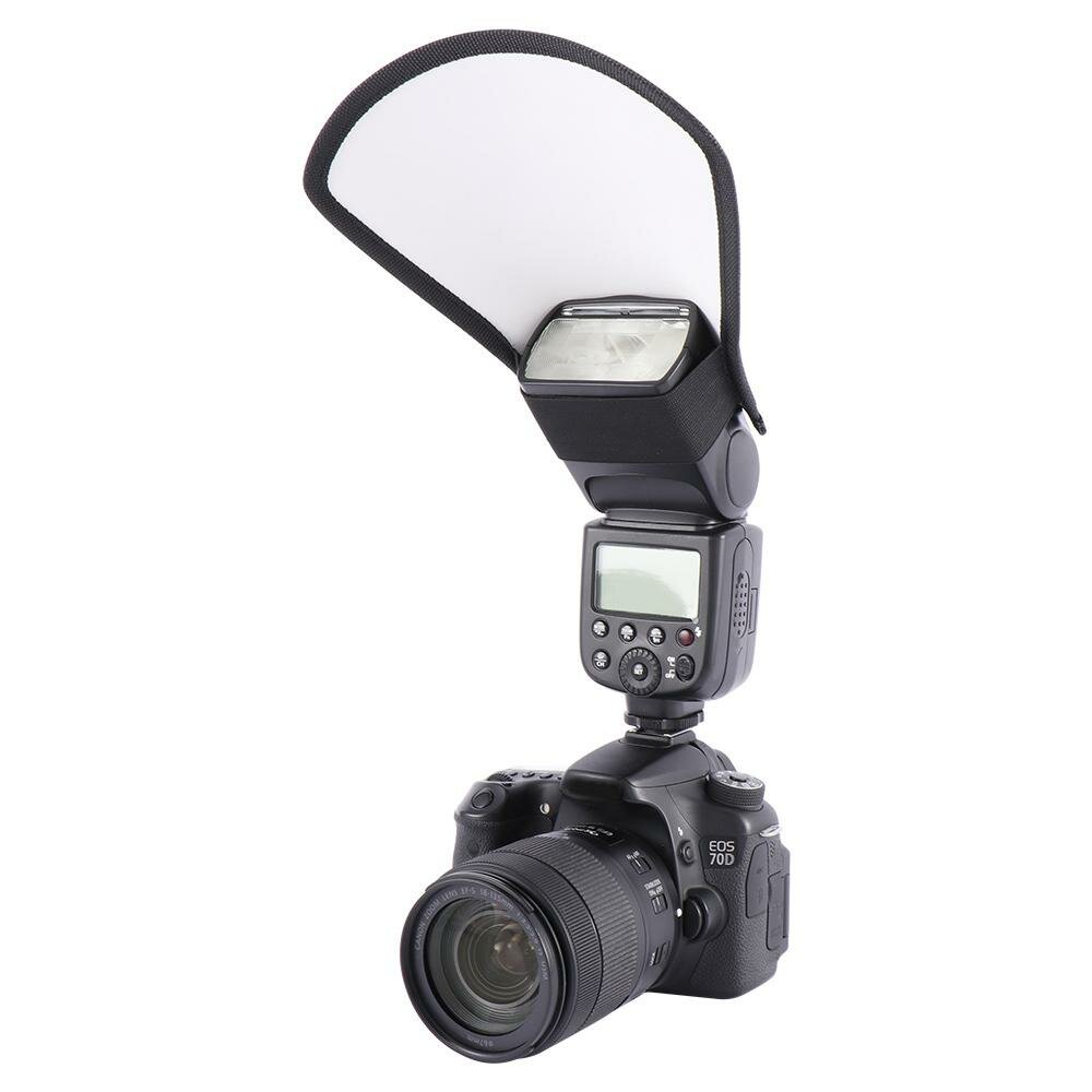 Отражатель-рассеиватель для накамерной вспышки FST FR-CF2 (2 в 1) (010)