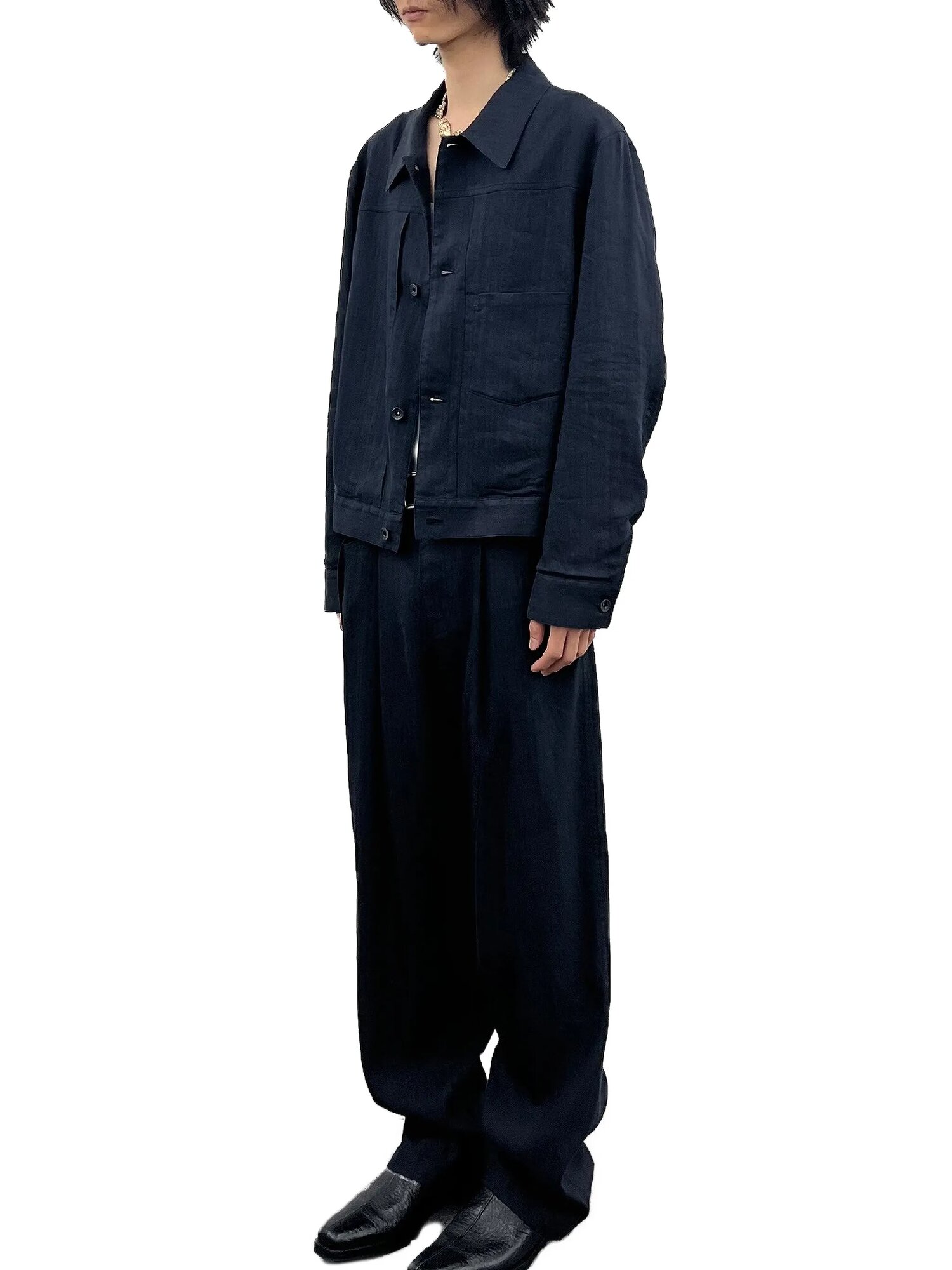 Куртка Tonywack Buttoned shirt jacket, размер 52, blue — фото 1
