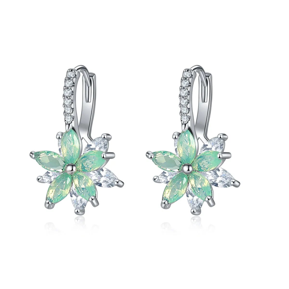 Серьги, циркон