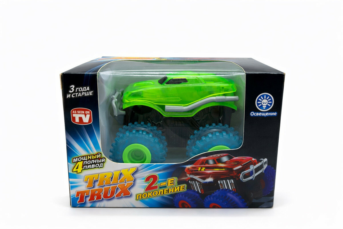 Гоночная машинкаа Trix Truk со светом 1 шт