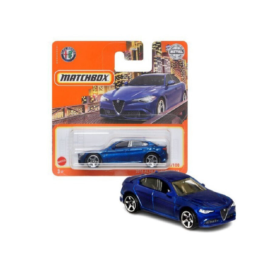 Машинка Mattel Matchbox 2016 Alfa Romeo Giulia, арт. HFR89 (C0859) (026 из 100)