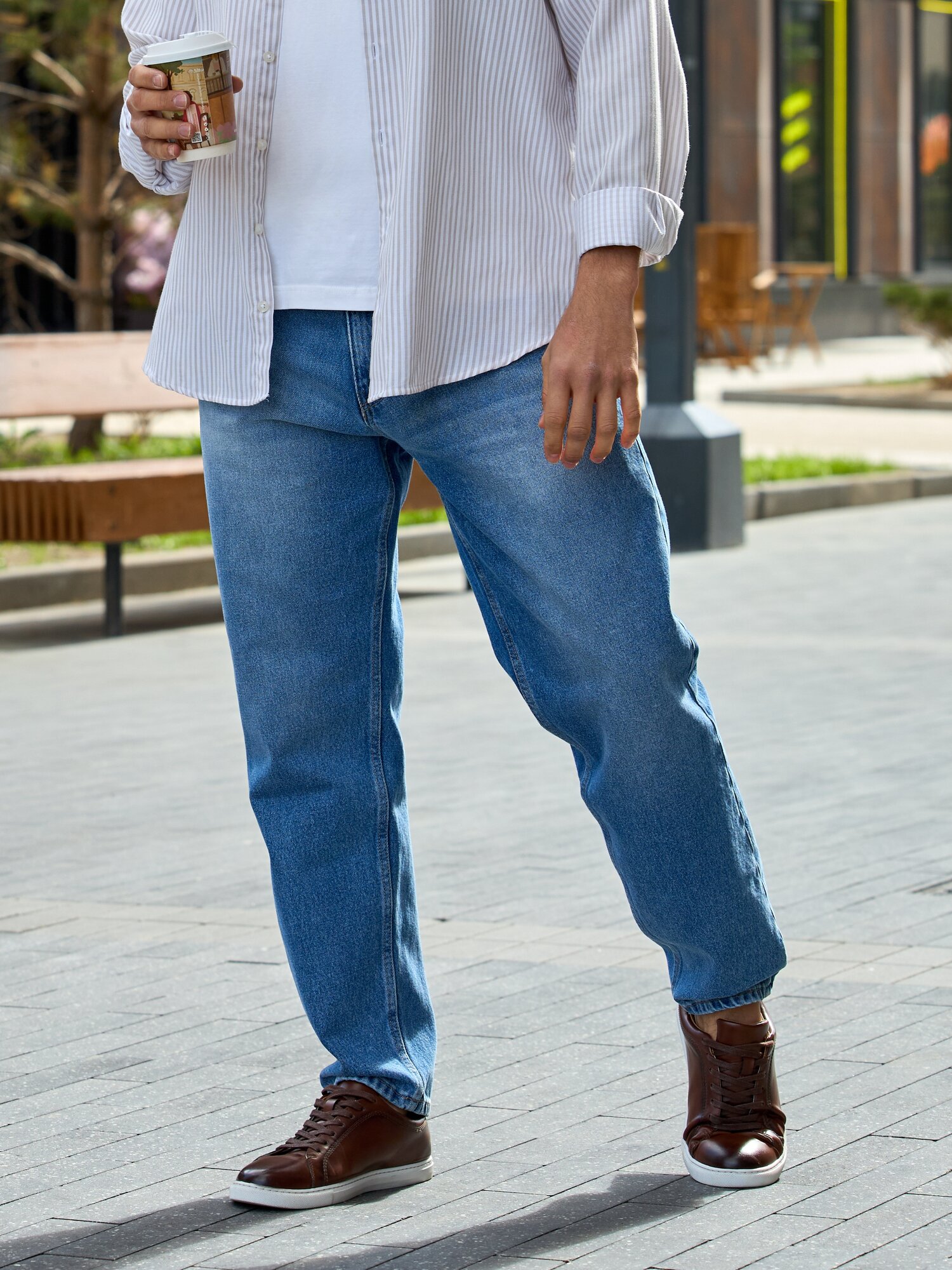 Джинсы классические Amid denim