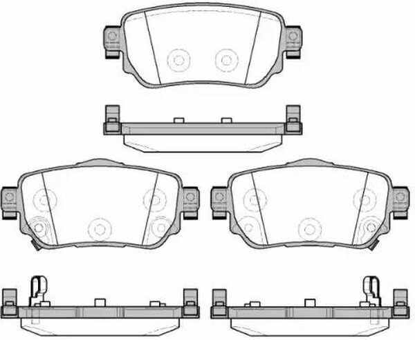 Колодки тормозные NISSAN QASHQAI 14- задн.