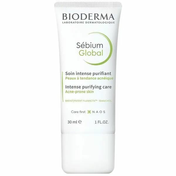 Крем Bioderma Sebium Global для комбинированной и жирной кожи 30 мл
