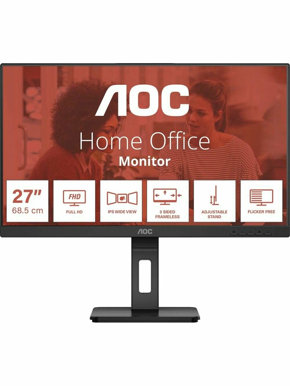 AOC 24 Монитор 24E3QAF IPS, 1920x1080, 75 Гц
