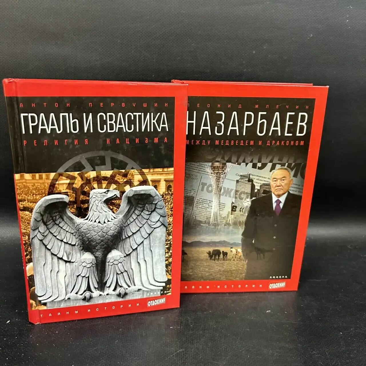 Грааль и свастика. Религия нацизма. Назарбаев. Между медведем и драконом. Комплект из 2 книг