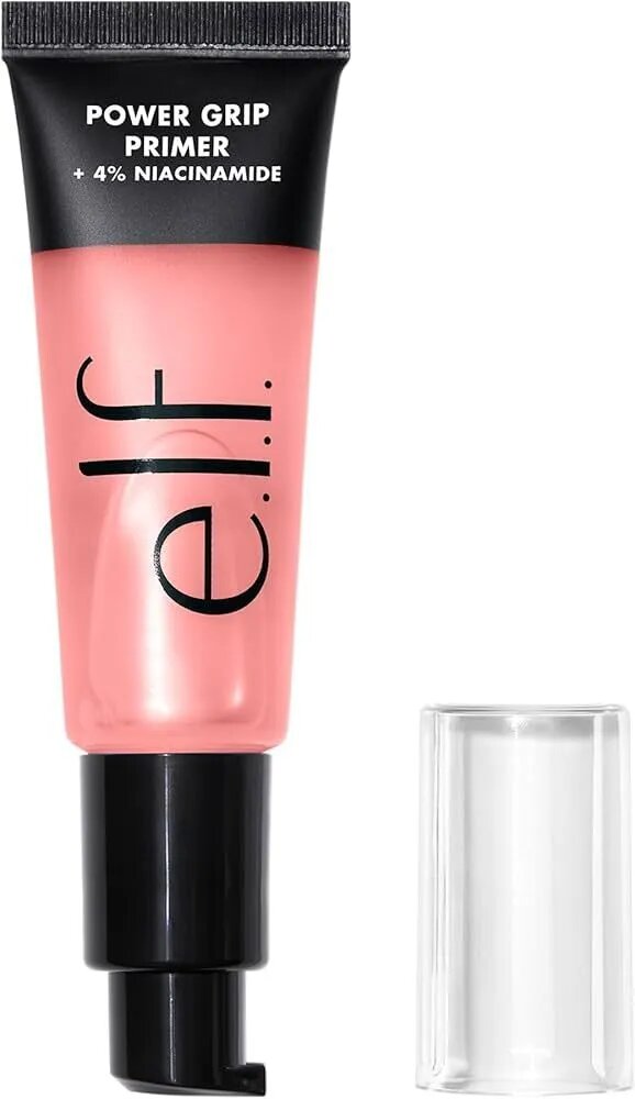 E.l.f. Power Grip Primer, Увлажняющий праймер для лица на гелевой основе, Разглаживающий макияж, 0.811 Fl Oz (24 ml.)