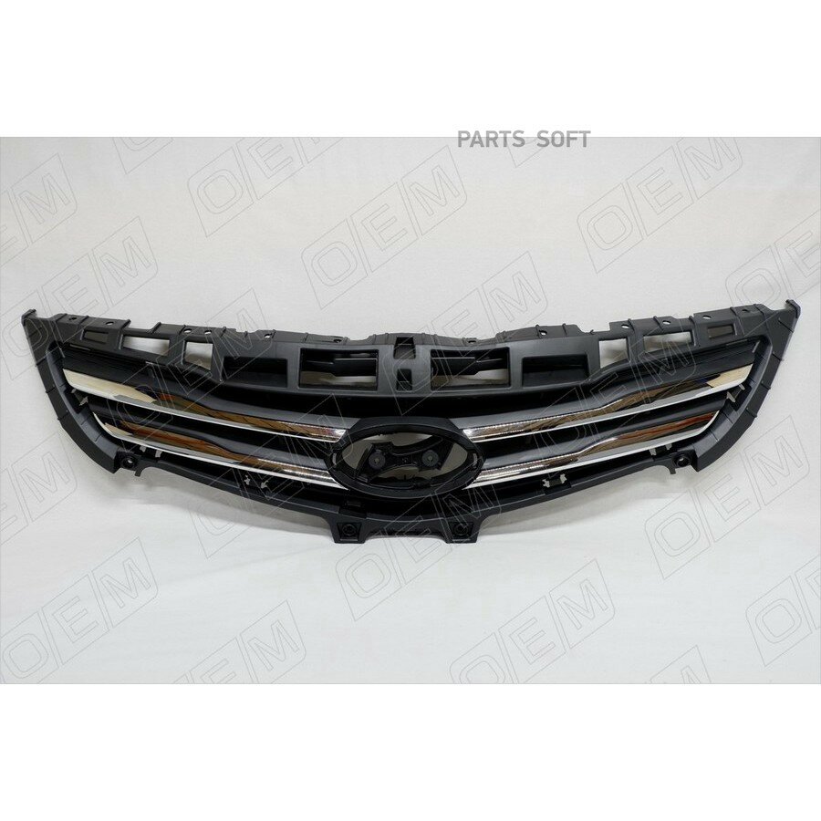 Решетка радиатора Hyundai Solaris 1 2014-2017 от официального дистрибьютора, OEM, артикул OEM3003