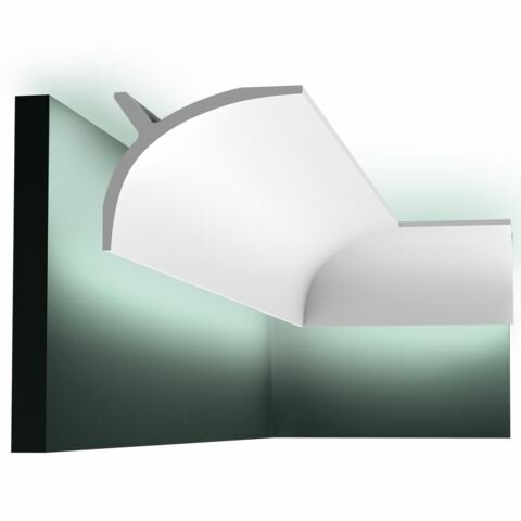 Карниз для Скрытого Освещения Orac Decor С991 L Д200xШ14xВ11 см Лепнина из Полиуретана / Орак Декор.