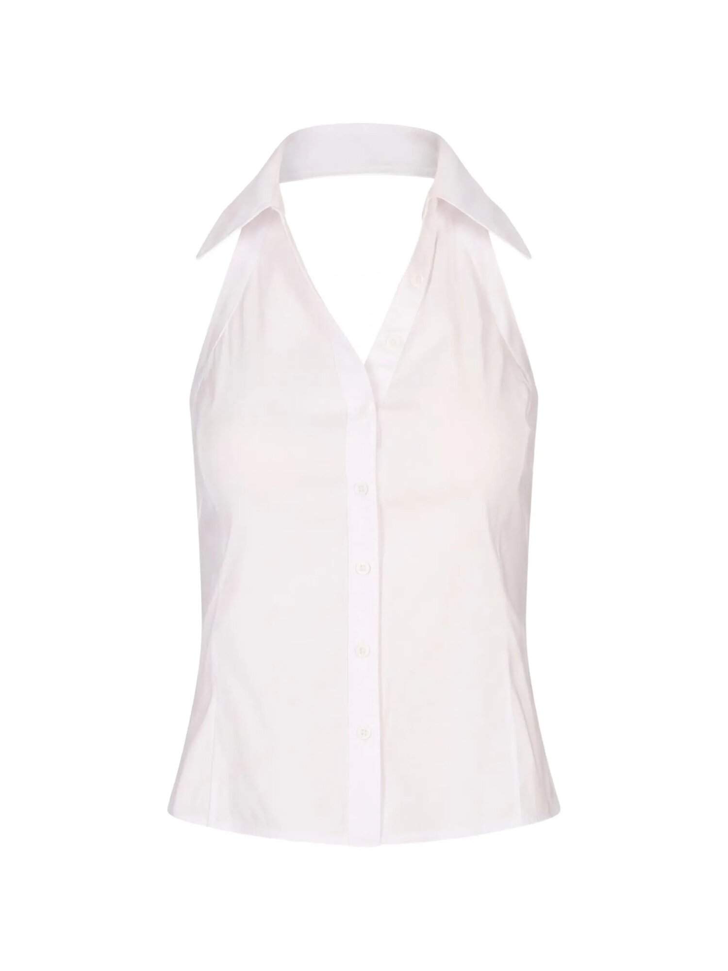 Топ Freya halterneck button-down top