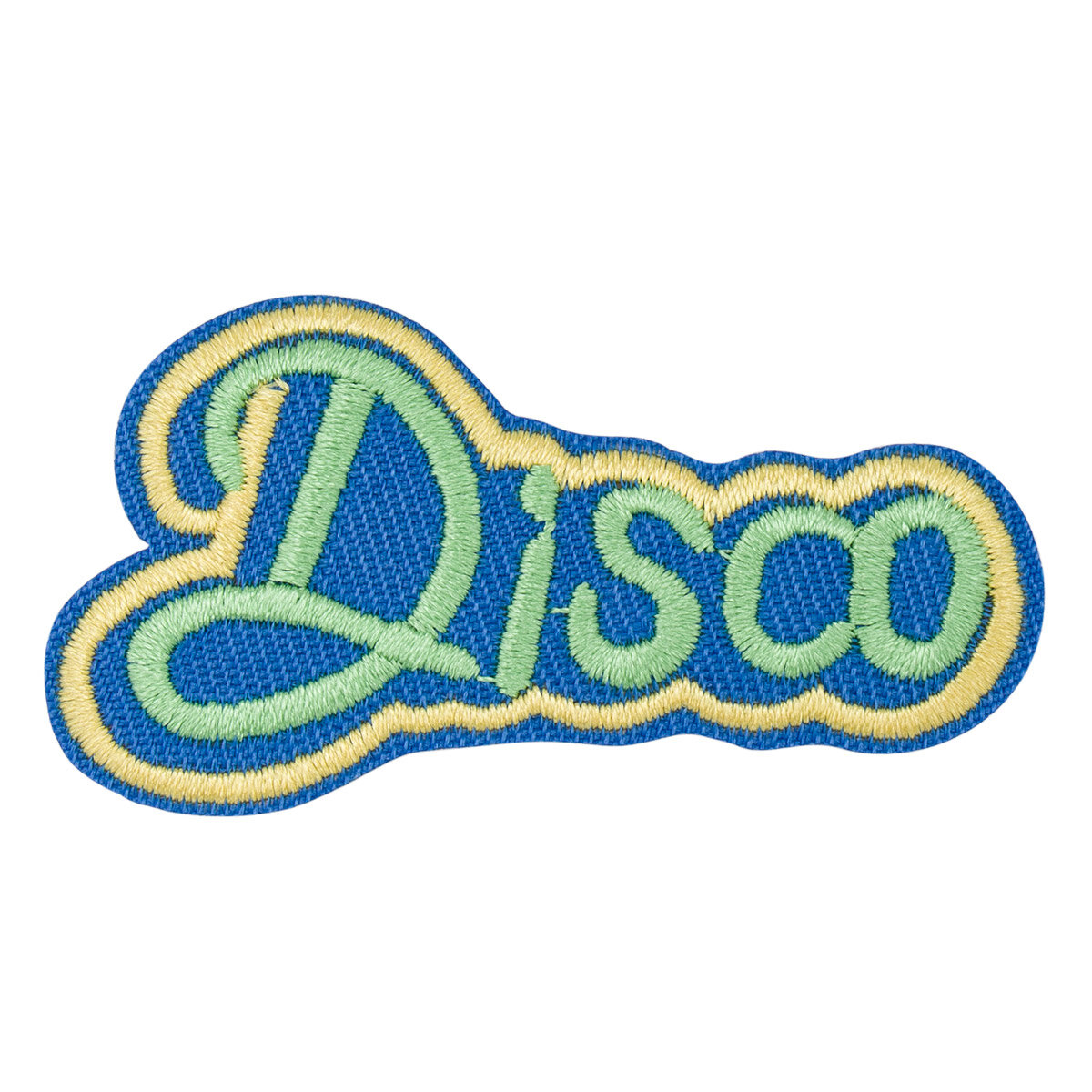 Термоаппликация "Disco" для текстиля, 3,5×6,5 см, термонаклейка на одежду, Hobby&Pro