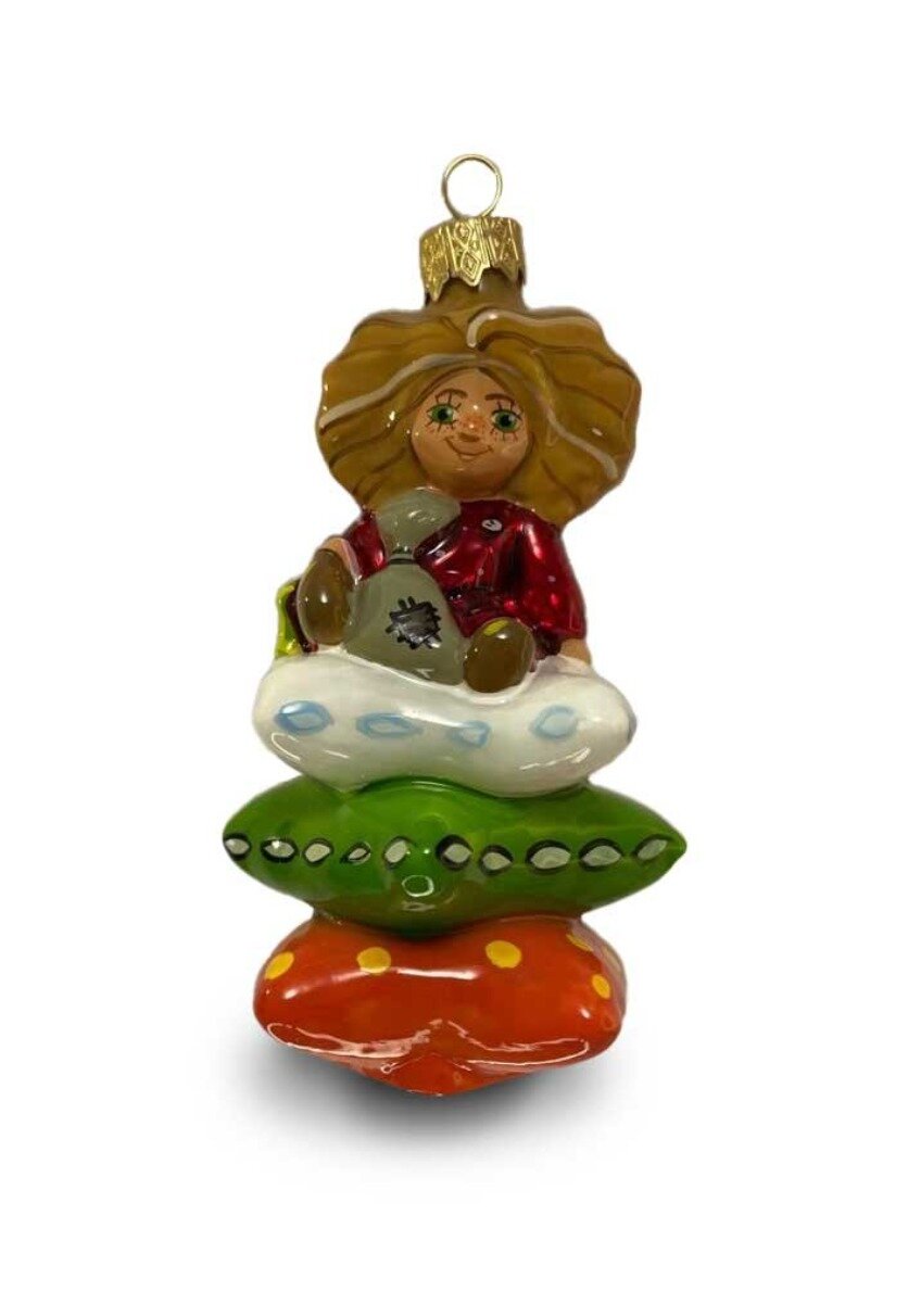 Елочная игрушка Ленигрушка Веселый Кузя, разноцветный, 12.5 см