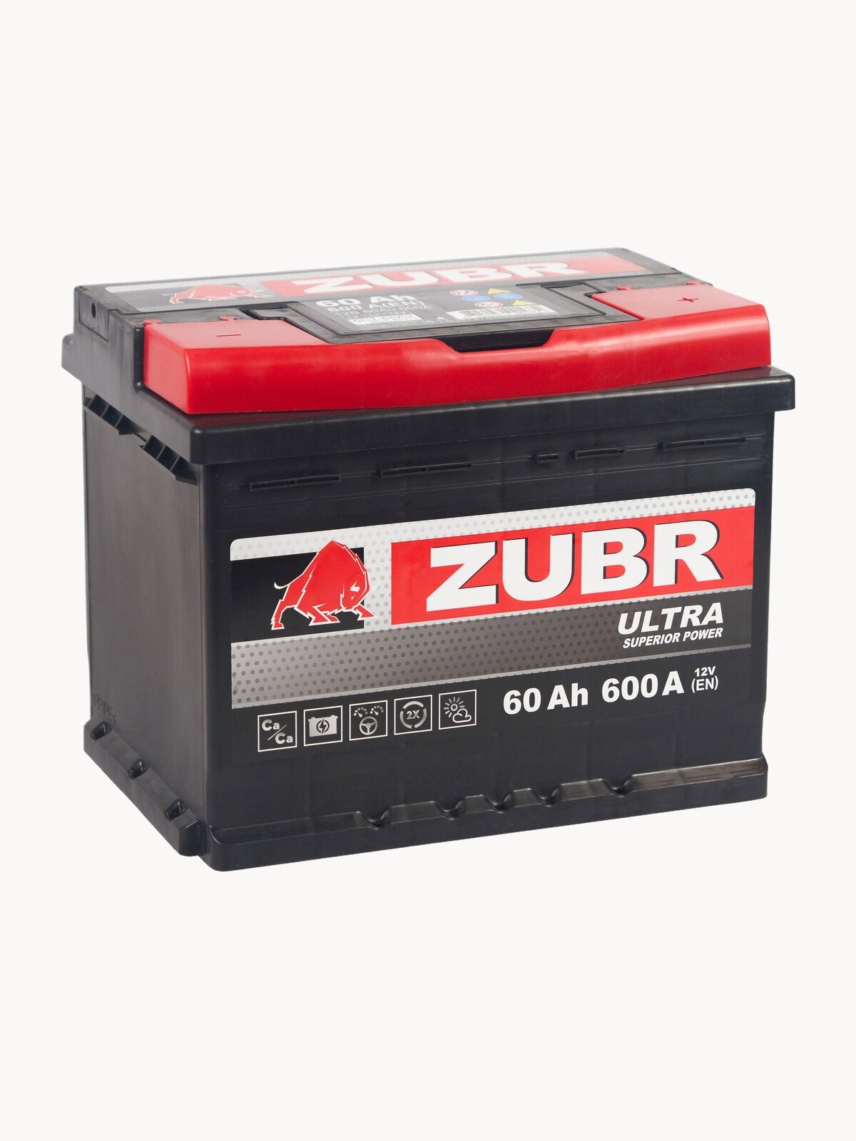 Аккумулятор автомобильный 62 Ач обратная полярность 600 А