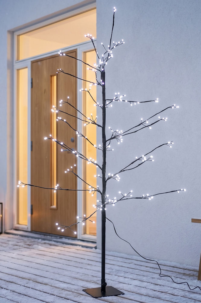 Декоративное светящееся дерево чейст, 240 тёплых белых LED-огней, 120 см, таймер, уличное, Купман Интернешнл.