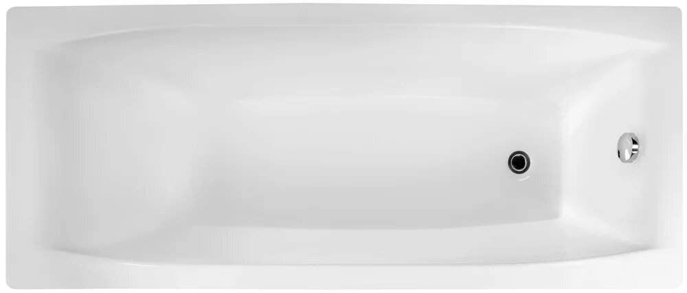Чугунная ванна Wotte Forma 170x70, на ножках, 195 л, пристенная, прямоугольная, белая, глянцевая, в современном стиле