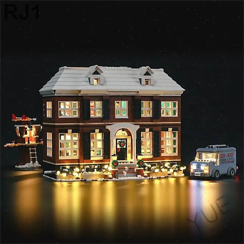 Светодиодная подсветка для модели-21330Ideas Home Alone building blocks (продается только светодиодное освещение)