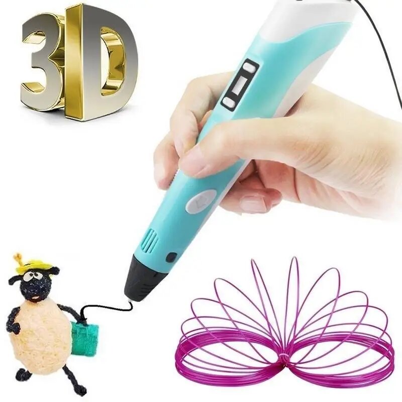 Филамент для 3D-ручки ABS/PLA 1,75 мм 5 м случайный цвет